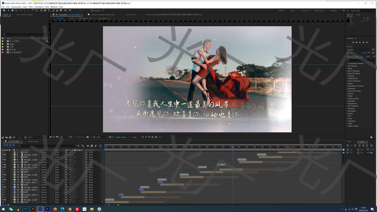 4K最美的季节遇见你-求婚MV【简约版】_AE模板下载(编号:9266834)_AE模板_光厂(VJ师网) www.vjshi.com